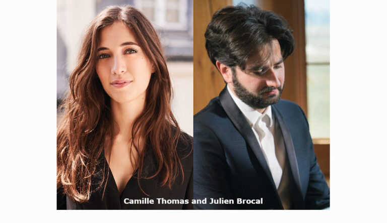 Camille Thomas, cello; Julien Brocal, piano – Valley Classical Concerts